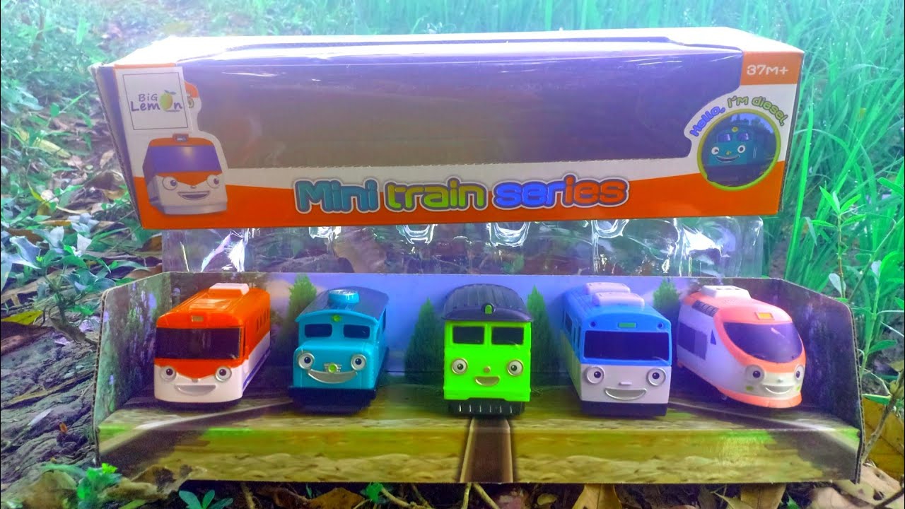 Unboxing Mainan Kereta Api Titipo Mini Train Series, Diesel, Genie ...