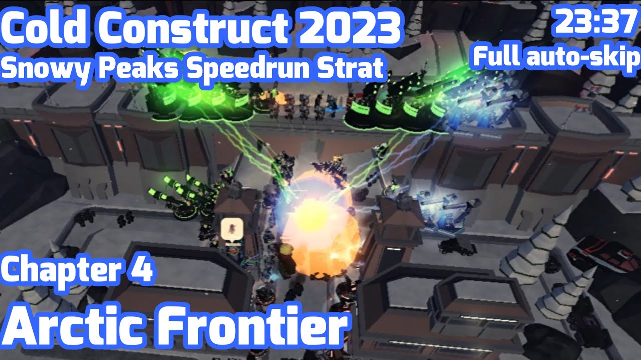 (2023) Arctic Frontier (Chapter 4) with Snowy Peaks Speedrun Strat | Tower Blitz | Roblox - YouTube
