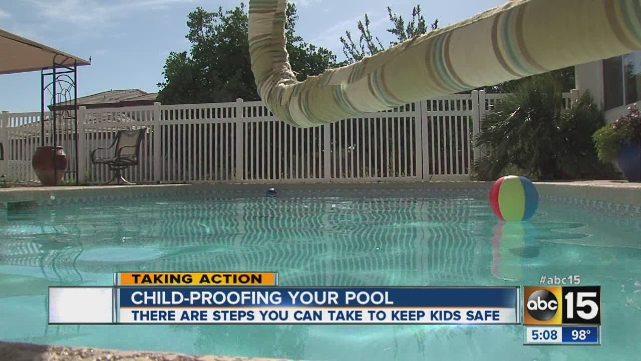 Child-proofing your pool - YouTube