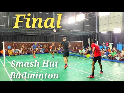 Finals - Smash Hut Badminton Academy Men Doubles Tournament SIDARTH.T & DHILEPAN vs SHIJAS & JAISON