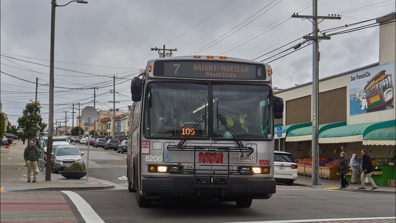 Another ride on a San Francisco Muni Neoplan AN440 - YouTube