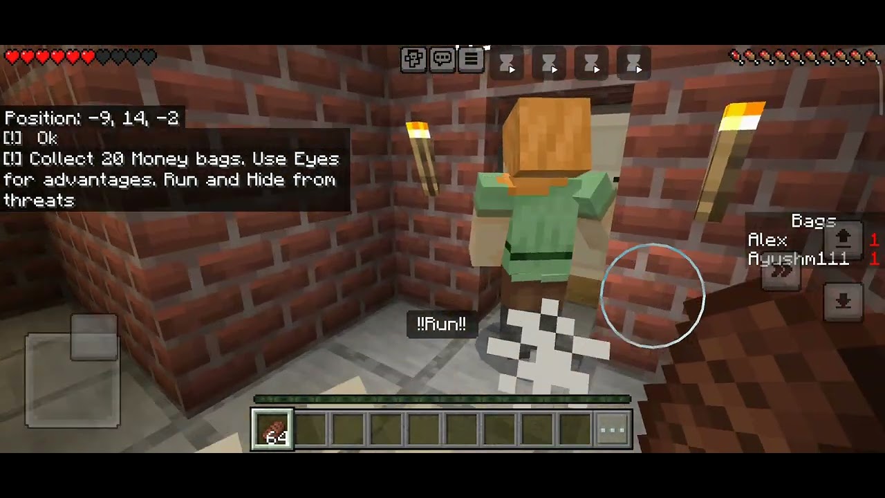 evil eyes horror game with brother minecraft 🤒 - YouTube