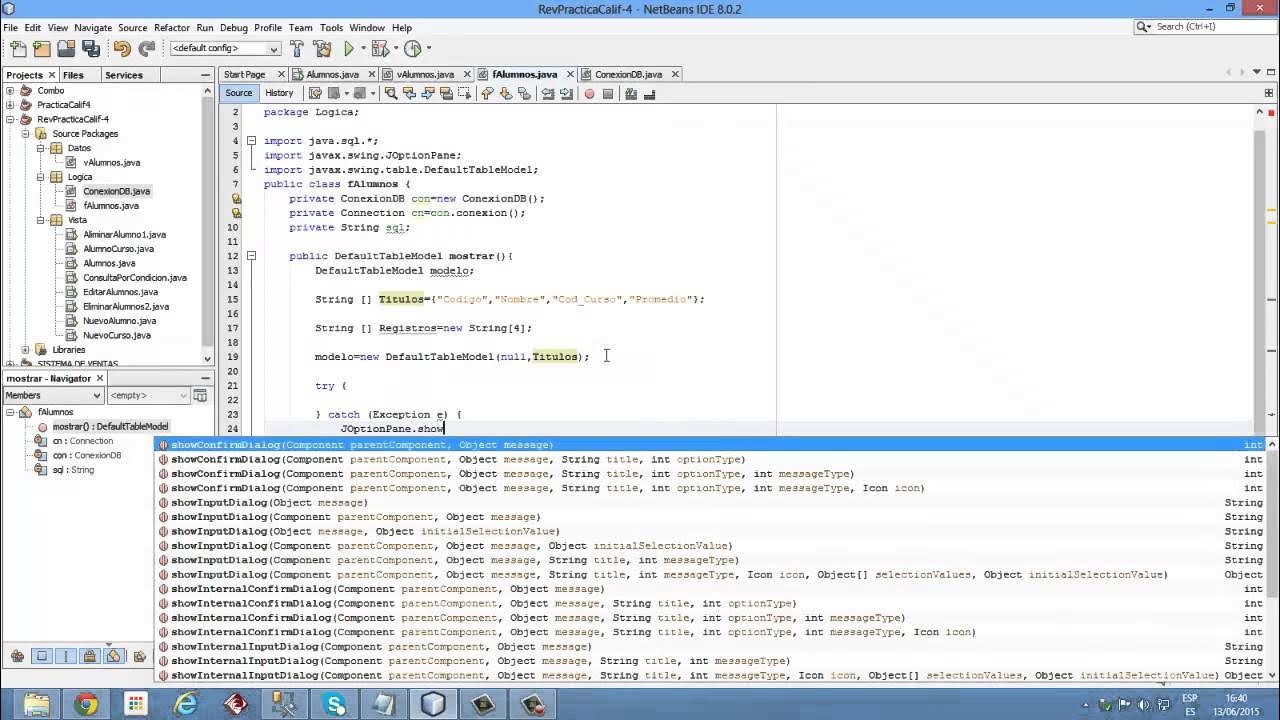Conexion de SQLServer con Netbeans Java en Capas Parte - 1 - YouTube
