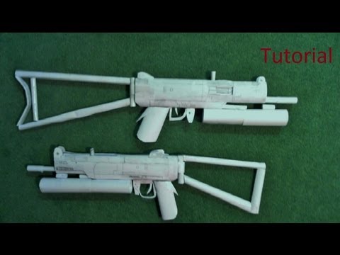 Paper StA-11 Submachine gun Tutorial - YouTube