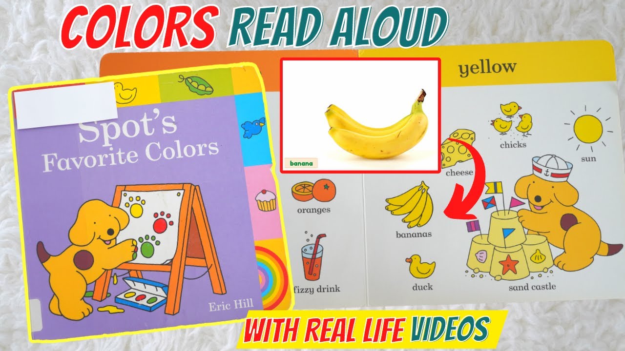 Spot the Dog Read Aloud Book | Spot's Favorite Colors | Learn COLORS ...