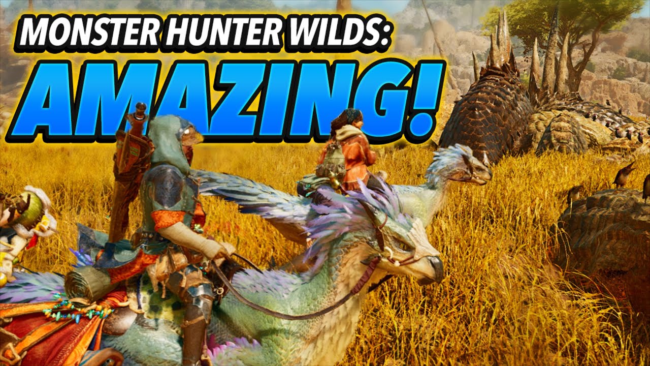 Monster Hunter Wilds looks AMAZING - Hands-Off PREVIEW - YouTube