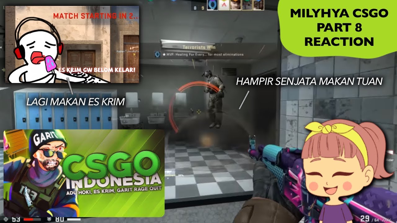 KEHOKIAN MANCA DAN KETIDAK-HOKIAN GARIT| MILYHYA CSGO (PART 8) - YouTube