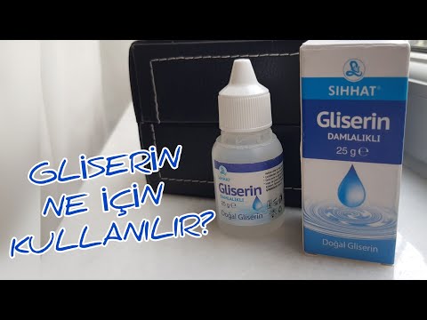 GLİSERİN NE İÇİN KULLANILIR? GLİSERİN NEDİR? || GLYCERIN BENEFITS / WHAT IS GLYCERINE?