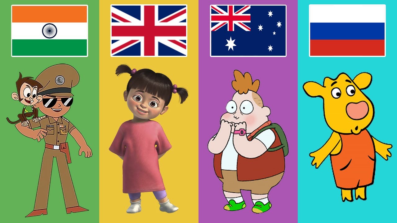 popular cartoons from different countries : part 35 - YouTube