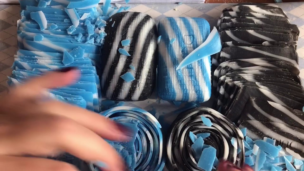Satisfying video/Crunch soap/Сухое мыло - YouTube