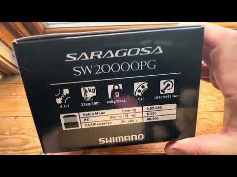 Shimano Saragosa SW20000PG - a quick once over (item no SRG20000SWAPG ...