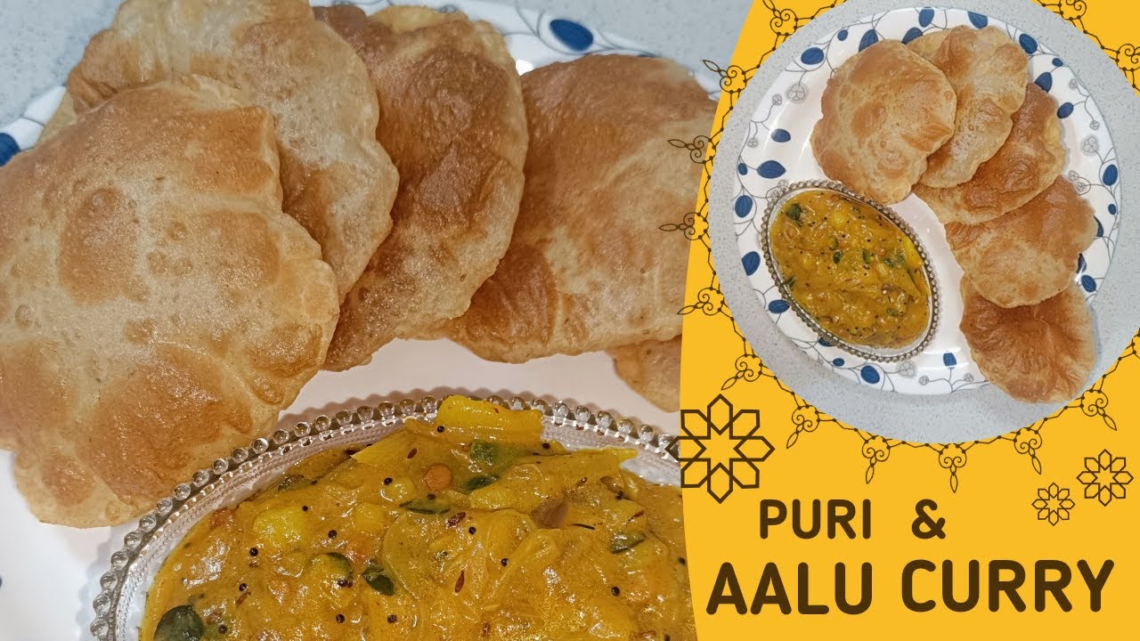 Puri & Aalu curry | Andhra special recipe | #puri #aata #potato # ...