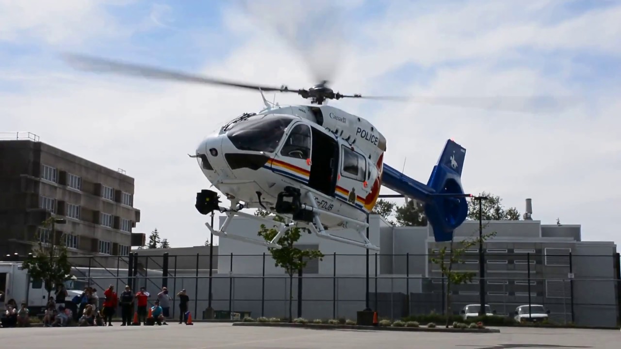 RCMP "E" Division NEW Air 5 Landing & Taking Off - YouTube