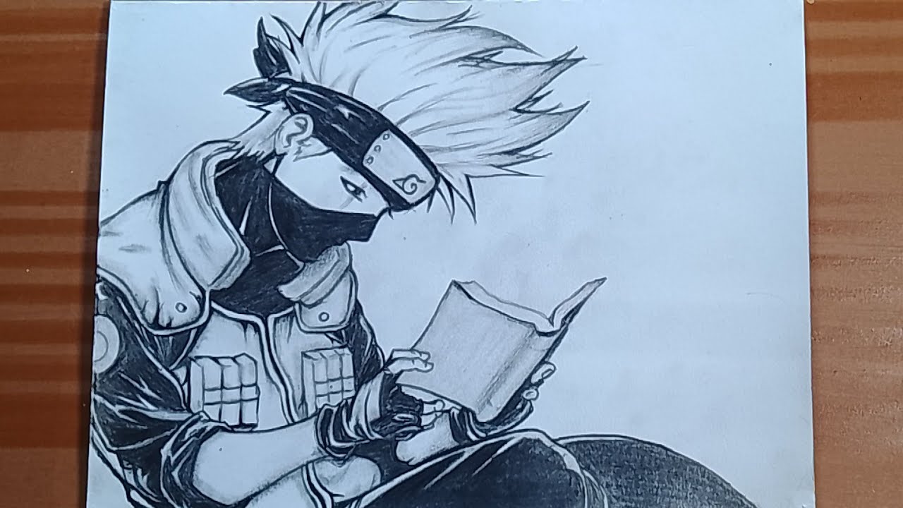 MENGGAMBAR KAKASHI || KAKASHI HATAKE@RONIART-W1s#drawinganime - YouTube