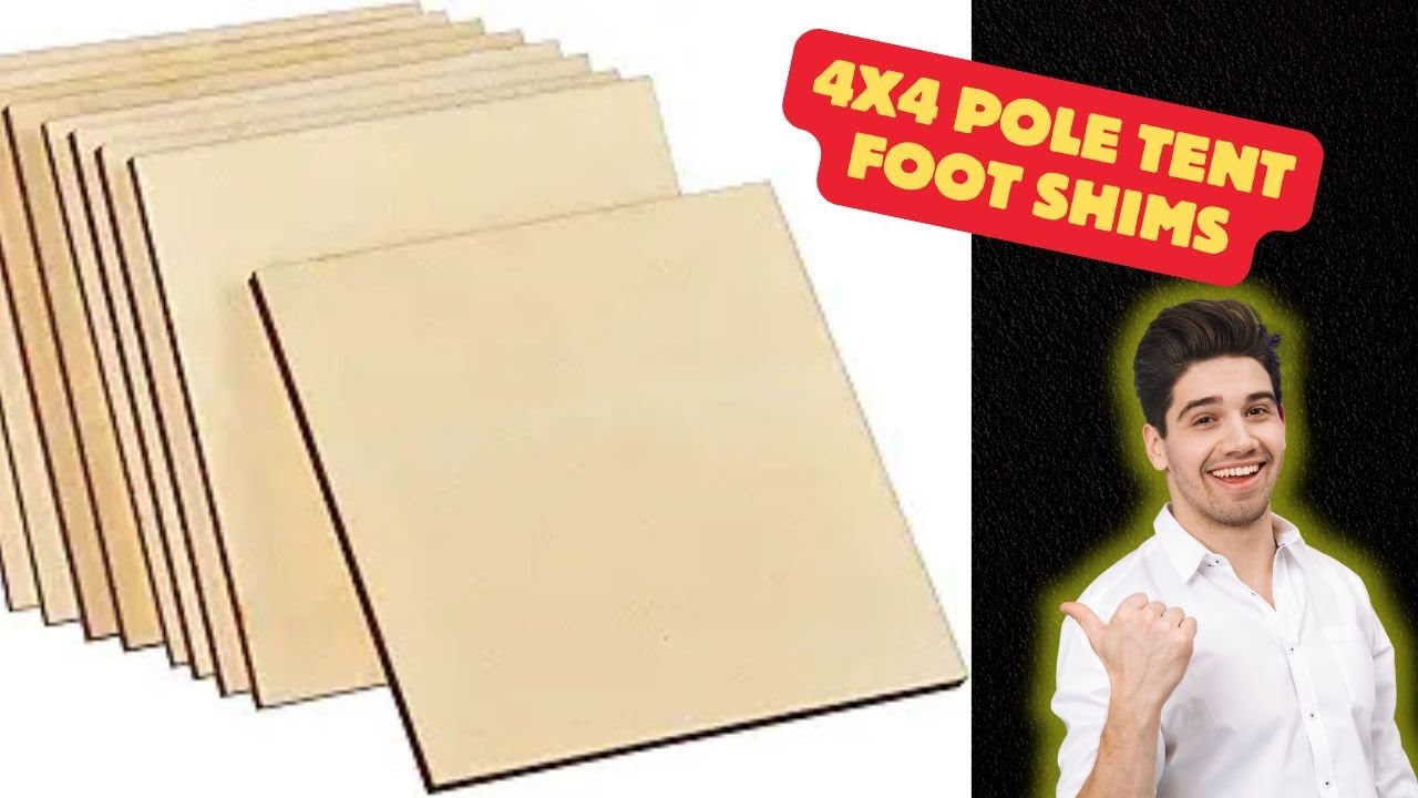 Get some shims for under your side pole feet - YouTube