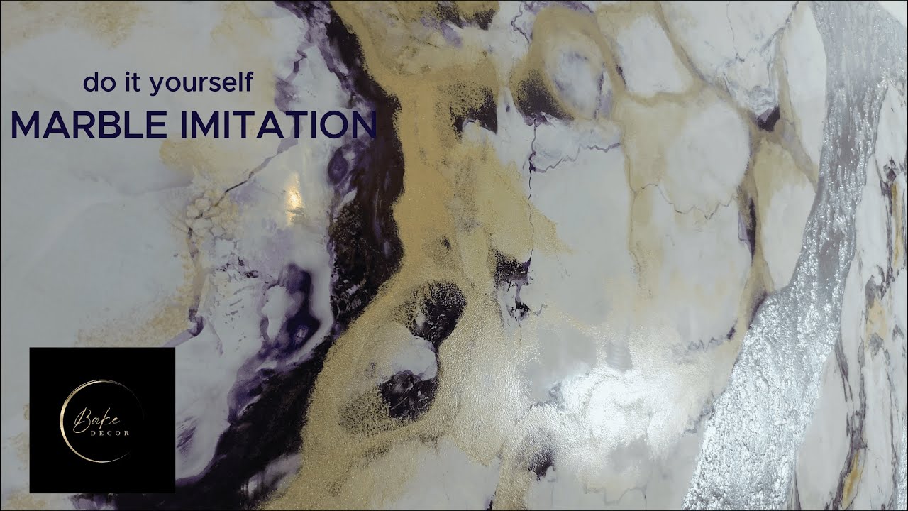 Venetian decorative plaster marble effect - YouTube