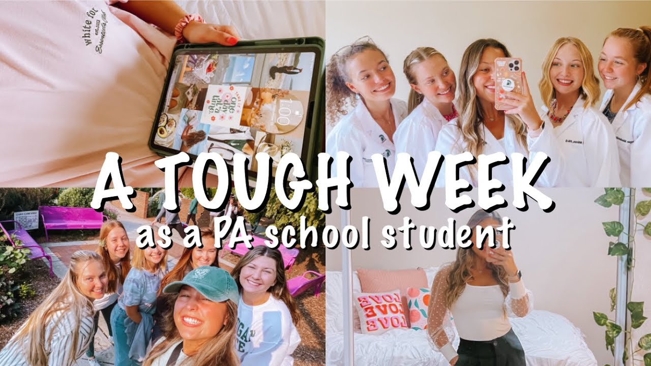 a TOUGH week in PA school: taking 4 exams in less than 72 hours - YouTube