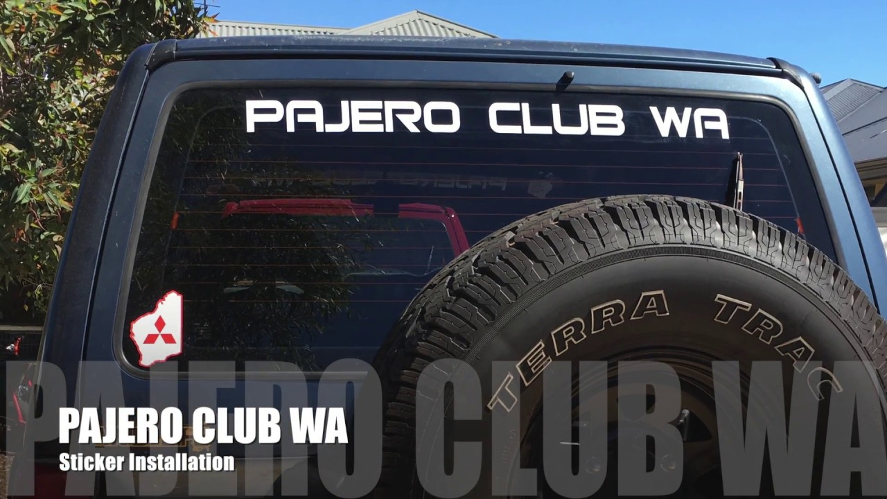 HOW TO : Window Sticker Install - Wet Method - YouTube