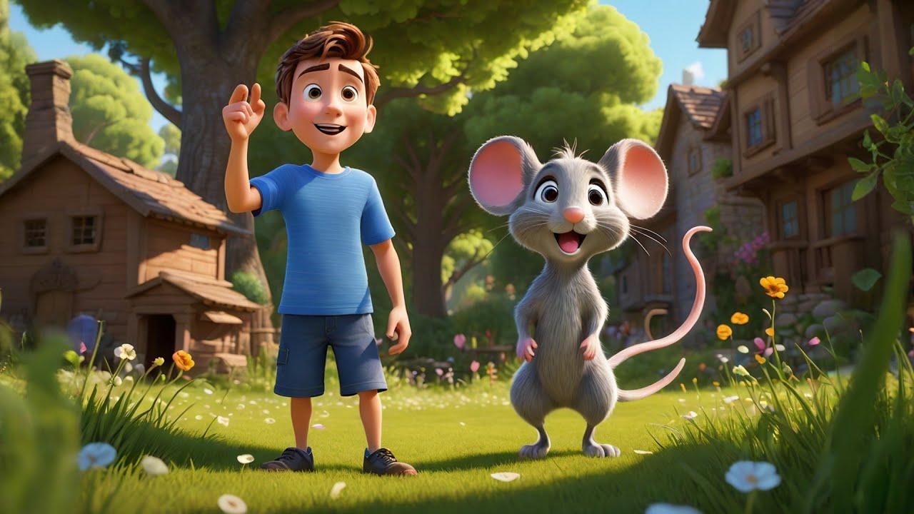 A boy and mouse moral story - YouTube