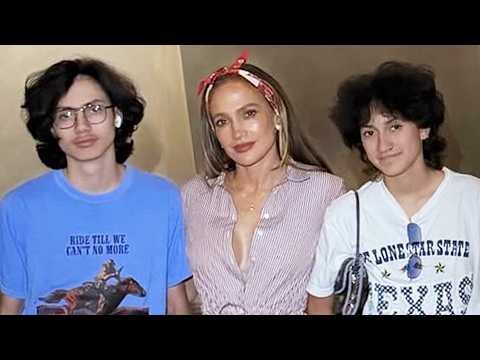 J.Lo Takes Twins on European ROAD TRIP Before MOVING OUT for College
