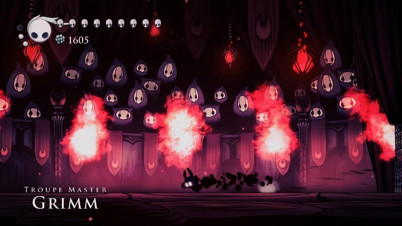 Hollow Knight Troupe Leader Grimm Boss Fight - YouTube