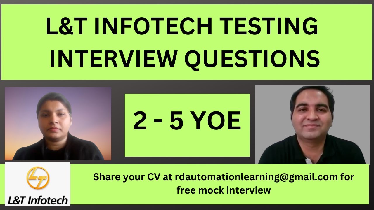 L&T Infotech Testing Interview Experience | Real Time Interview ...