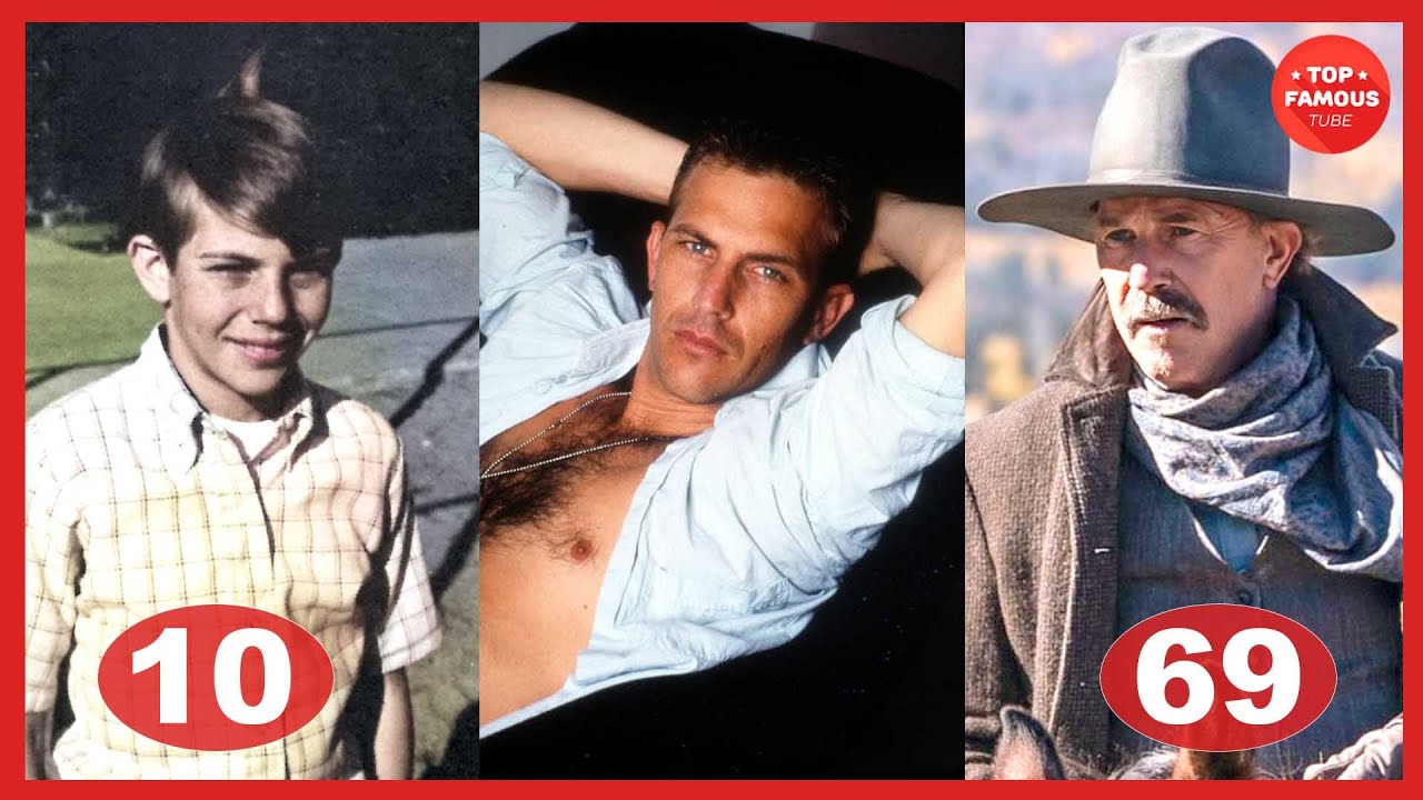 Kevin Costner ⭐ Transformation From 10 To 69 Years Old - YouTube