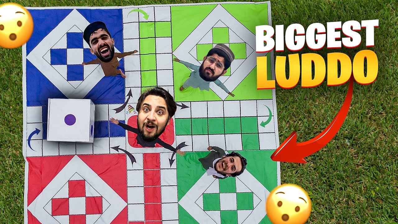 Playing World’s Biggest Ludo Game | Winner Will Get $50000😱 - YouTube
