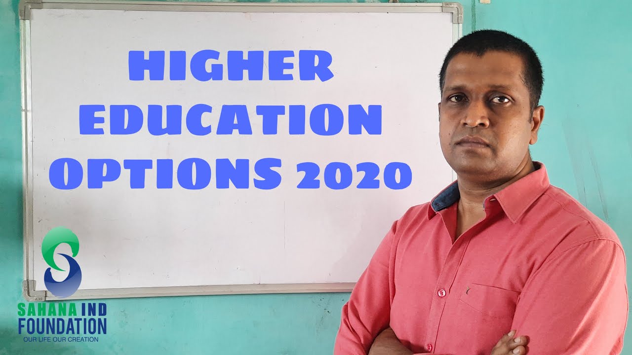 higher education options 2020. - YouTube