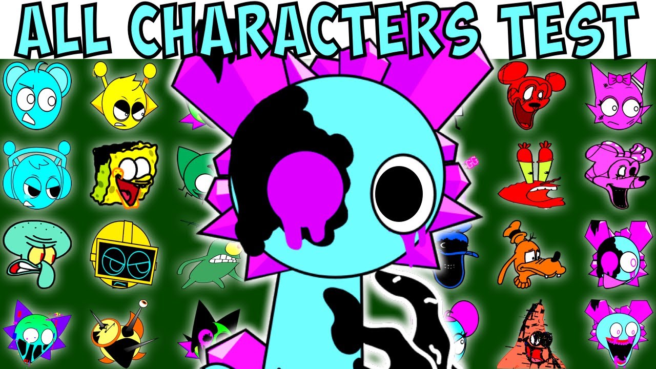 ALL CHARACTERS TEST | FNF Character Test | Gameplay VS Playground - YouTube