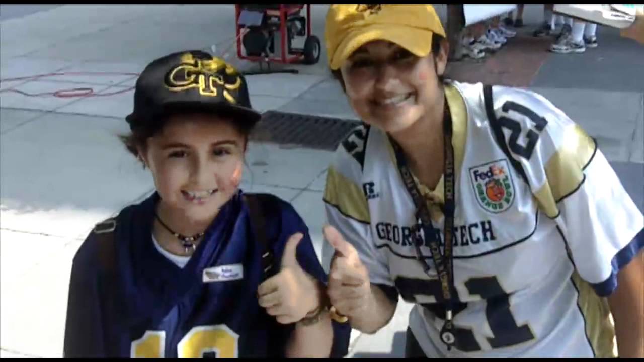 Georgia Tech Fans Say Go Jackets - YouTube