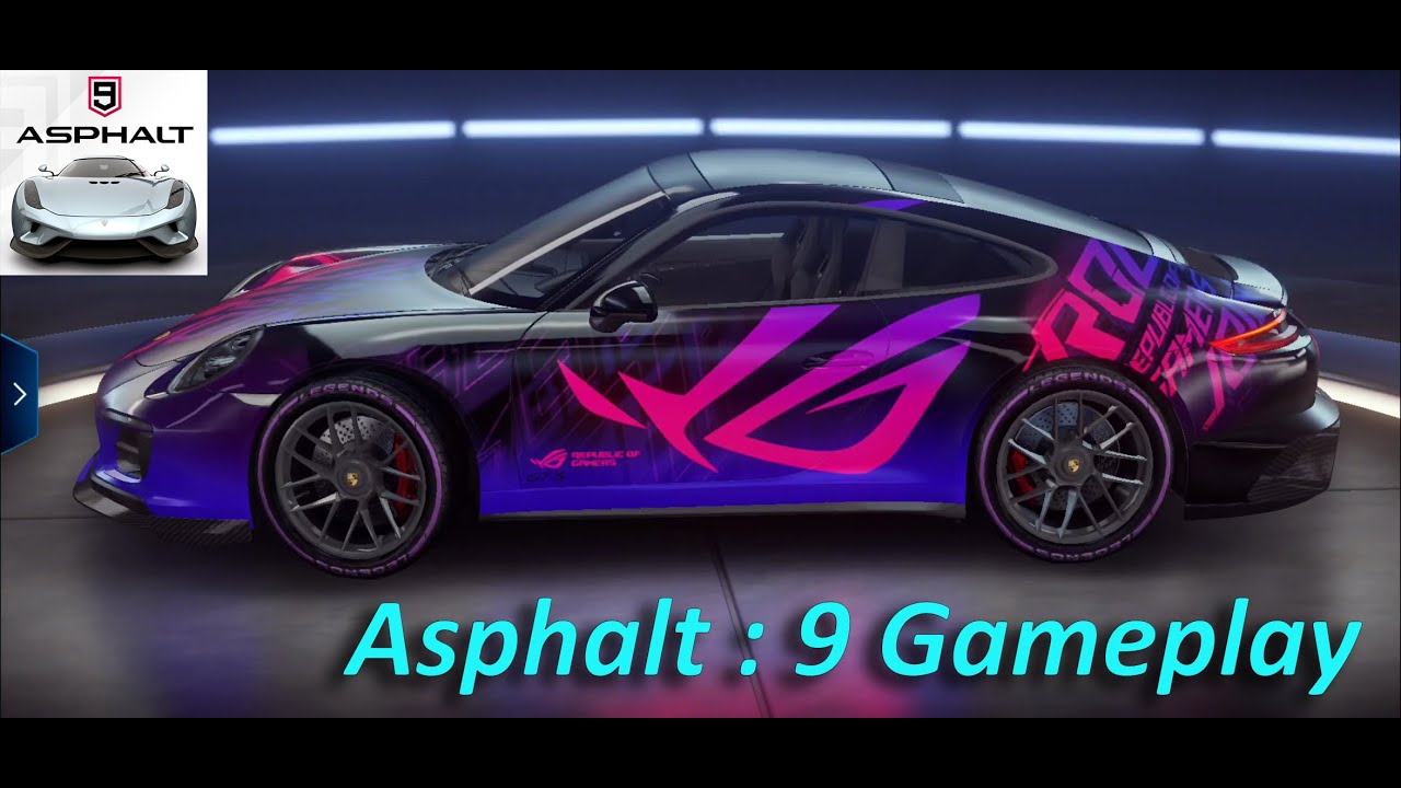 Asphalt 9 120hZ on Asus ROG Phone 2 gameplay uncut - YouTube