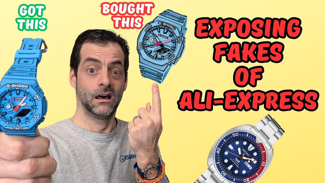 Fake Seiko and Casio Watches from Ali-Express - Beware! - YouTube