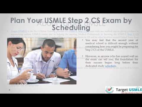 Plan Your USMLE Step 2 CS Exam by Scheduling - YouTube