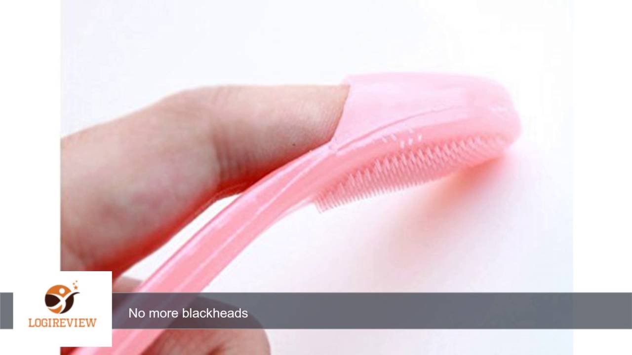 3PCS Silicon Blackhead Cleanser Nose Pore Brush Cleaner Remover Finger ...