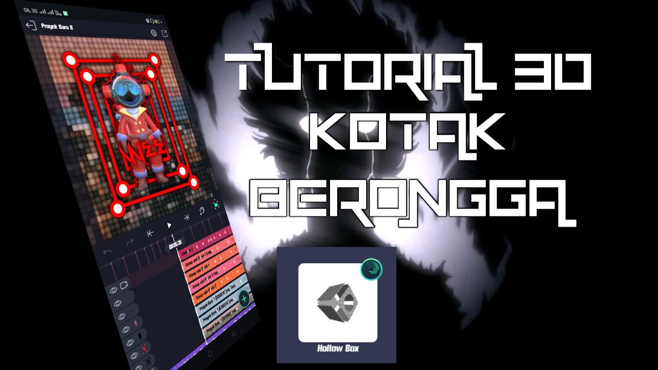 TUTORIAL 3D EFFECK KOTAK BERONGGA(Holllow Box] || Part 1 - YouTube