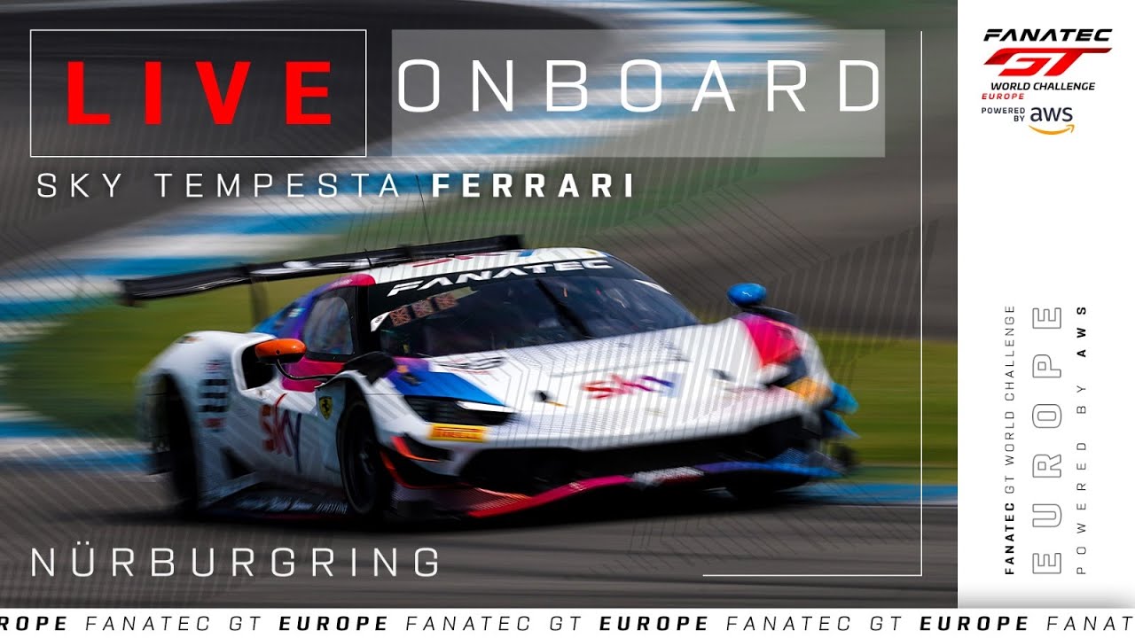 LIVE | Race | Onboard Car #93 | Nürburgring | Sky Tempesta Racing ...