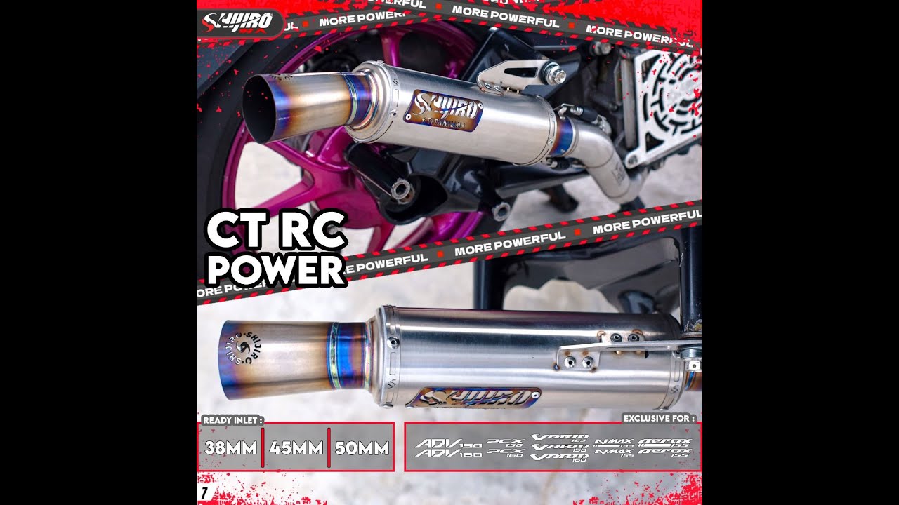 NEW PRODUK SHIJIRO RACING TIPE RC CT POWER - YouTube