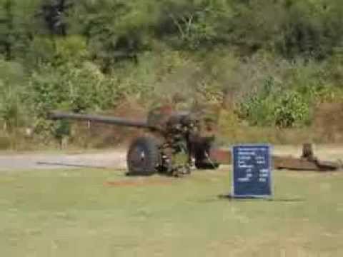 Type 59 130 mm howitzer : Royal Thai Army - YouTube