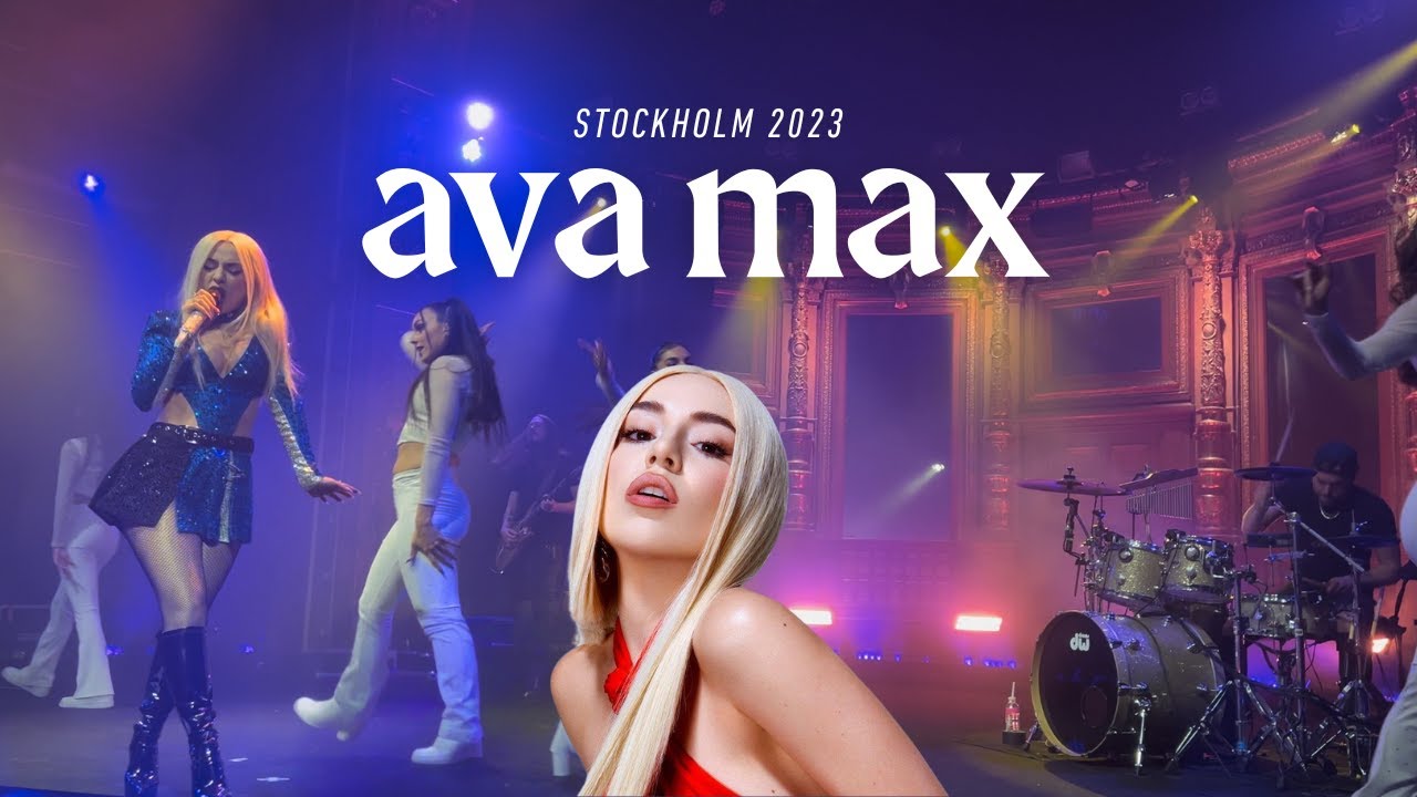 Ava Max: On Tour (Finally) - Stockholm 2023 - YouTube