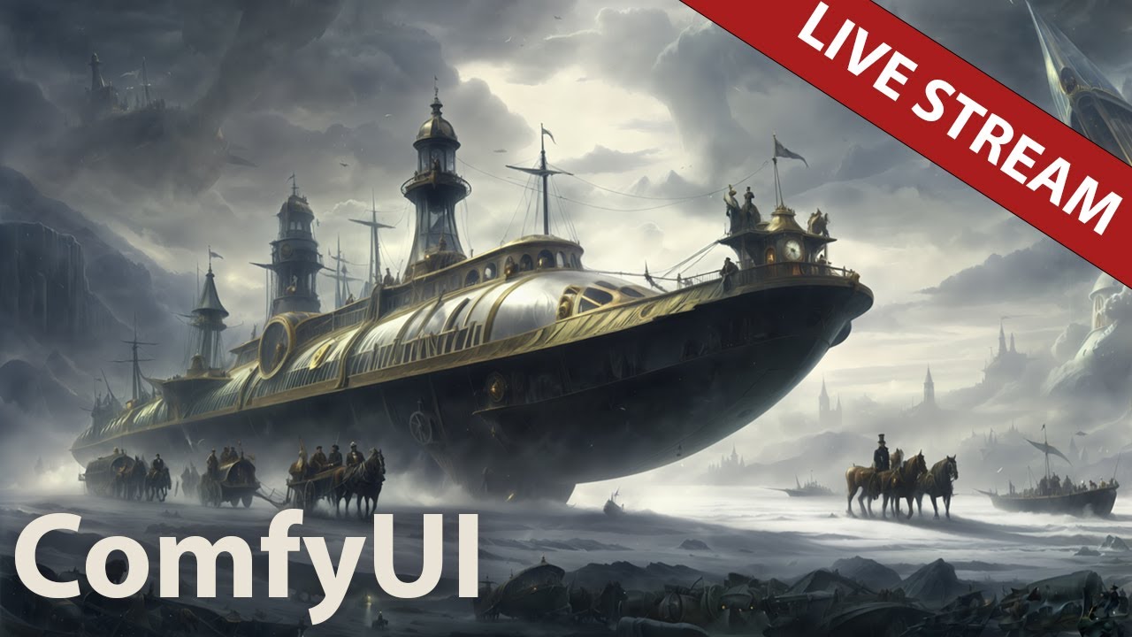 ComfyUI - Live Stream! Let's make some amazing art with Stable Diffusion! - YouTube