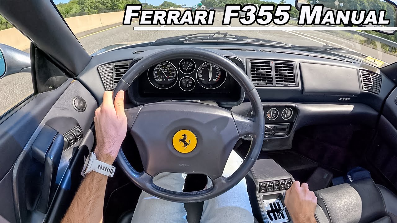 1998 Ferrari F355 Spider - Gated Manual 6 Speed at 8,500 RPM (POV ...