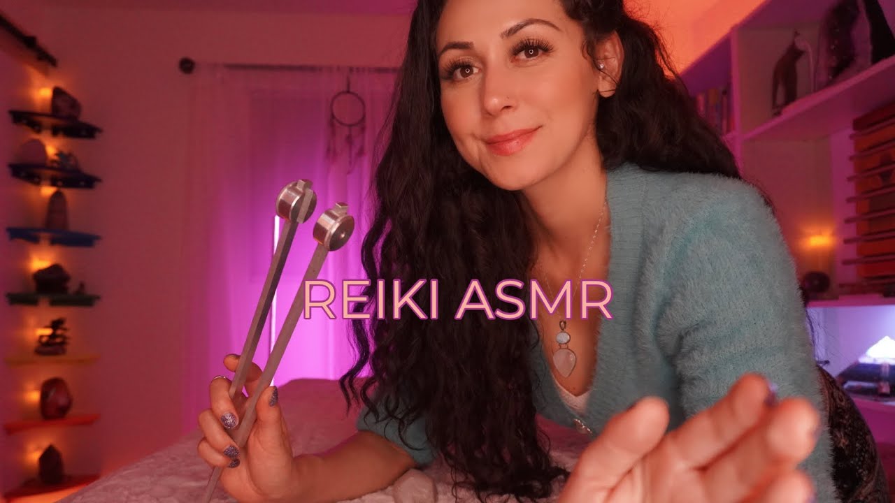 ASMR Relaxing Aura cleanse | Rattle shaker, Tunning fork, Singing bowl ...
