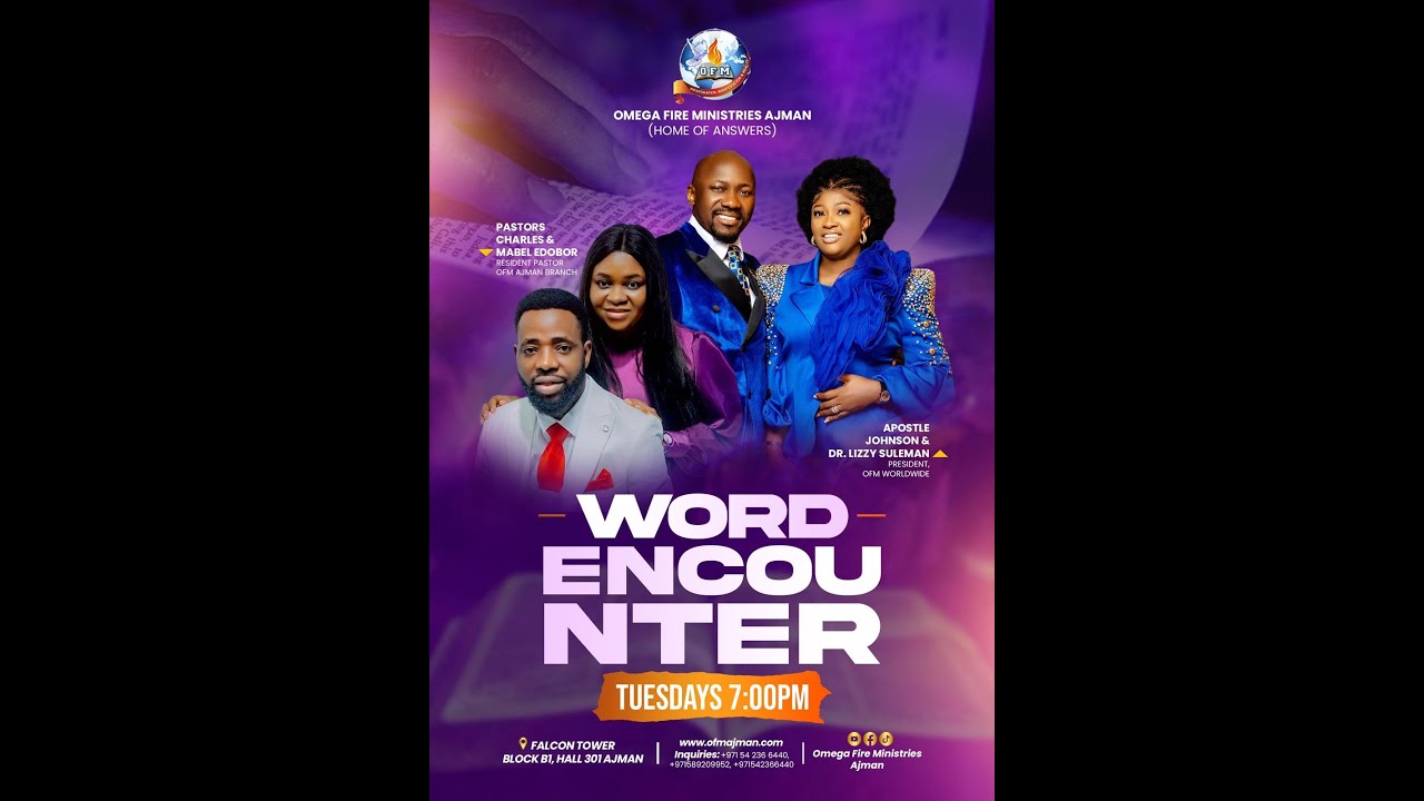 WORD ENCOUNTER SERVICE WITH PASTOR CHARLES AND MABEL EDOBOR - YouTube