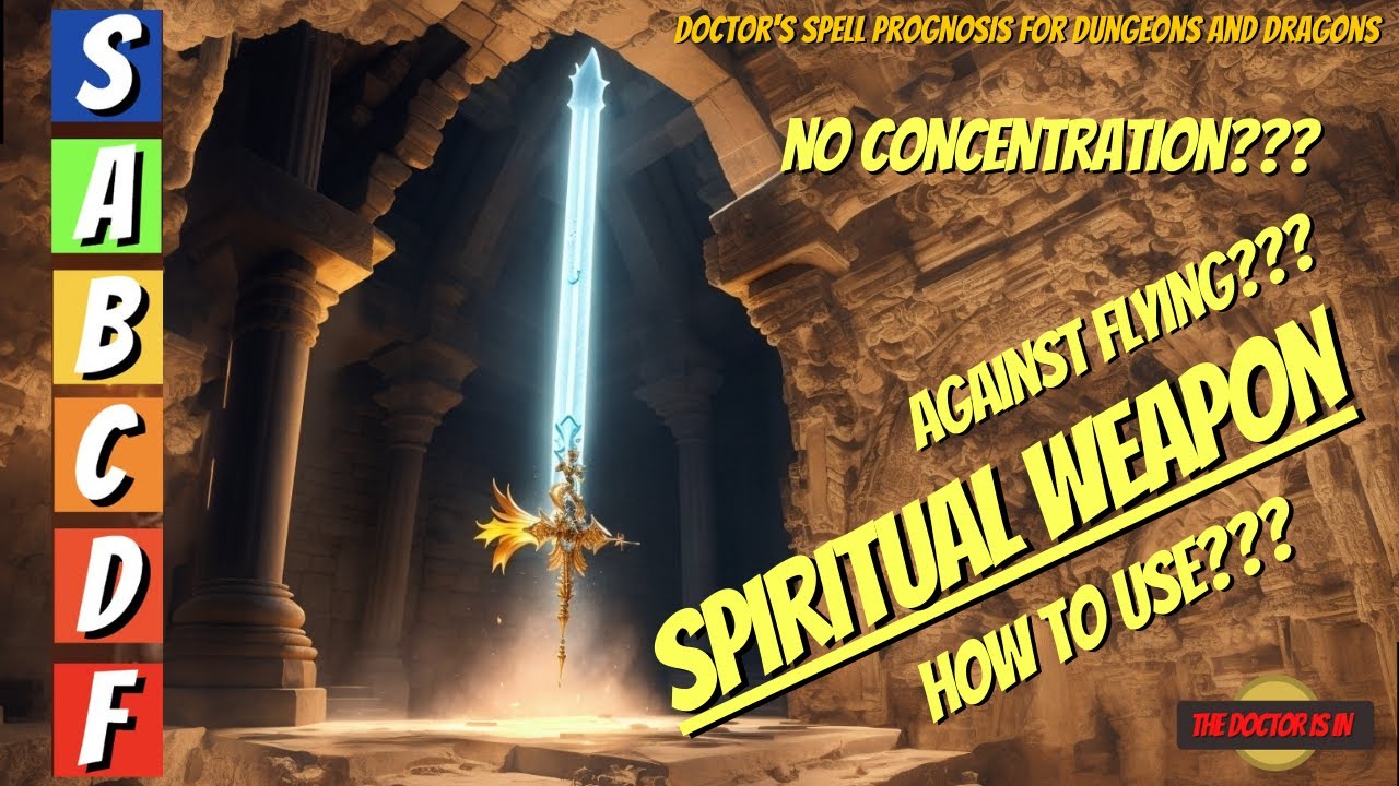SPIRITUAL WEAPON: How To Use, What Can It Affect, Concentration??? for ...