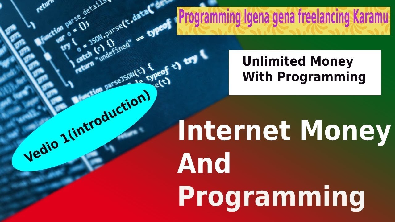 Programming introduction - YouTube