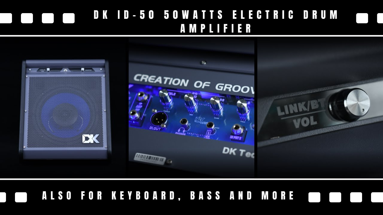 DK | iD-50 | 50Watts Electric Drum Amplifier - YouTube