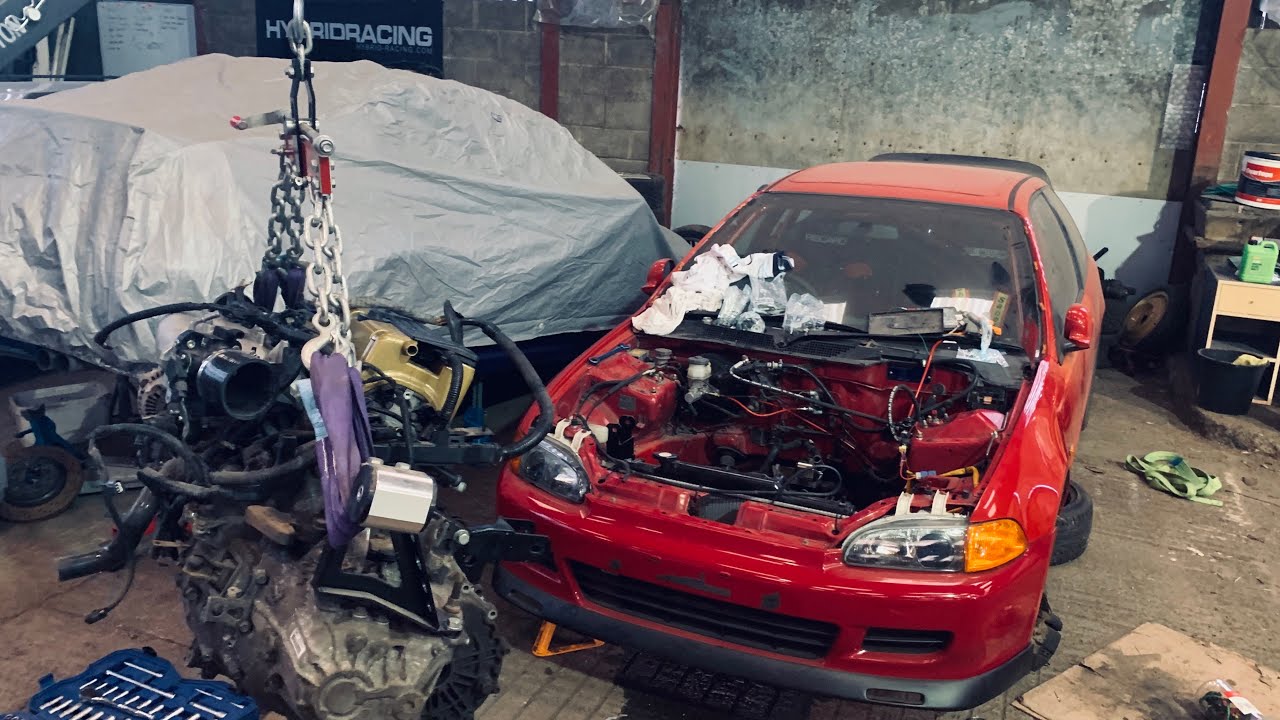 Volvo SOLD + K20 EG First Start - YouTube