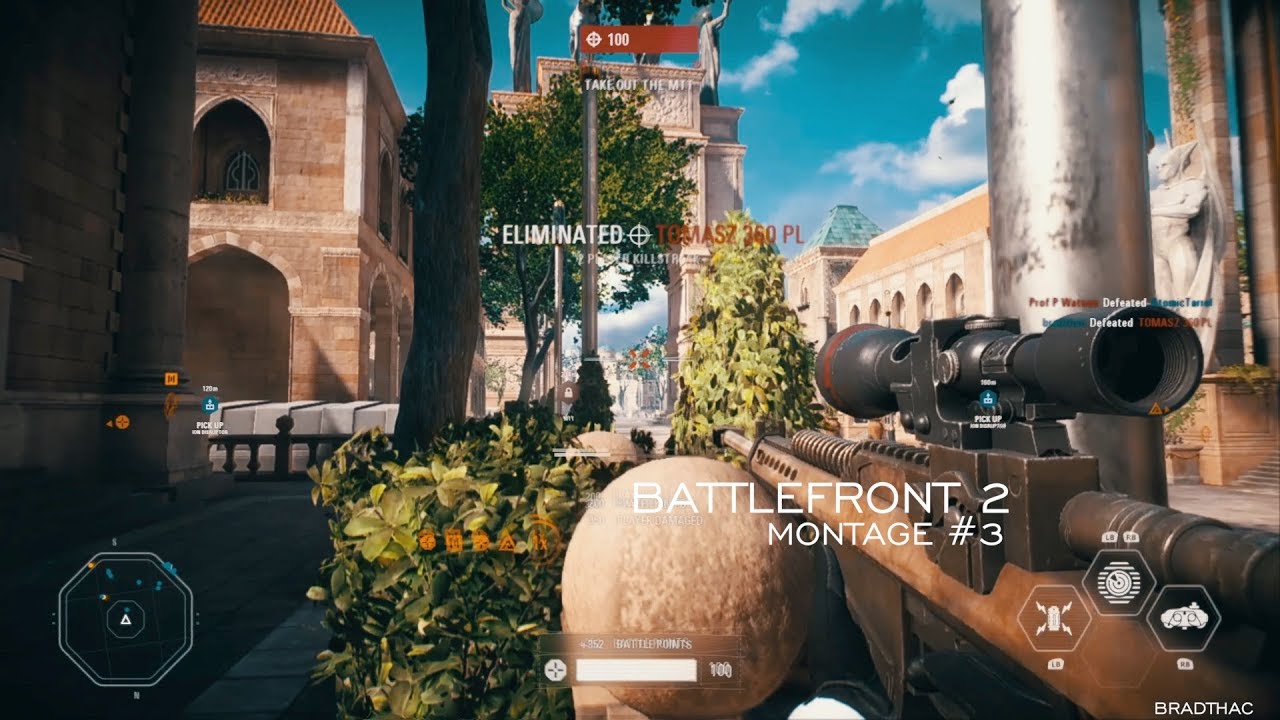 Star Wars Battlefront 2 Sniper Montage #3 - YouTube