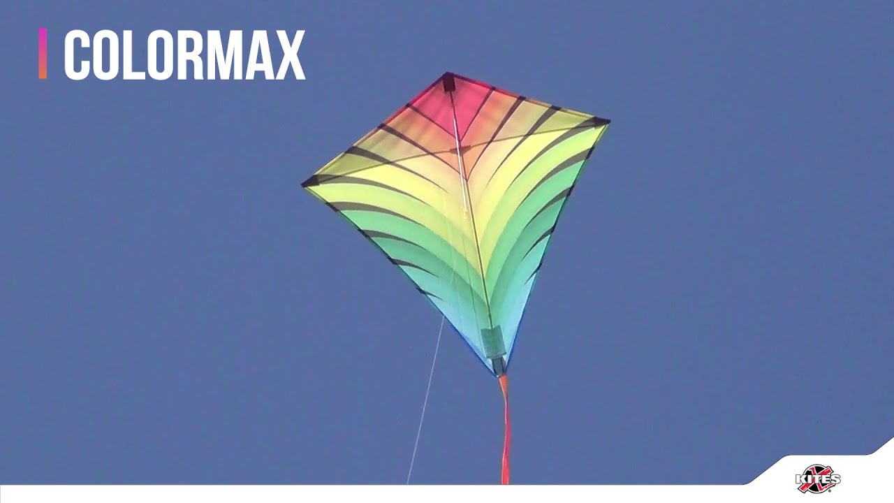 X Kites Color Max Diamond Nylon Easy Flyer Kites - YouTube